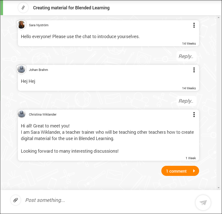 Chat - Learning Zone chat – Learnify