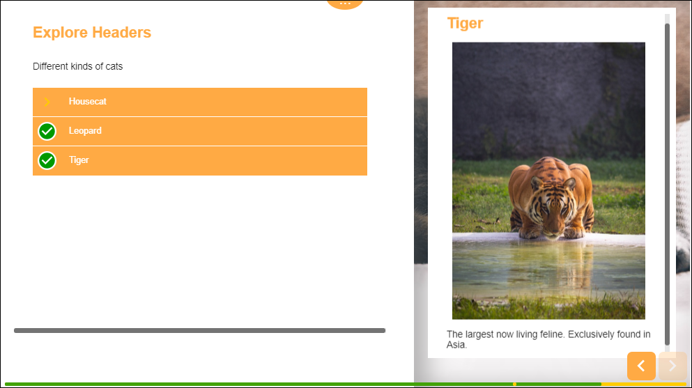 The "Explore headers" Template – Learnify