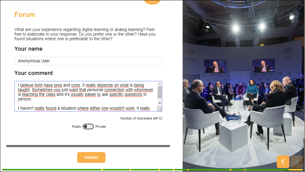 The "Forum" Template – Learnify