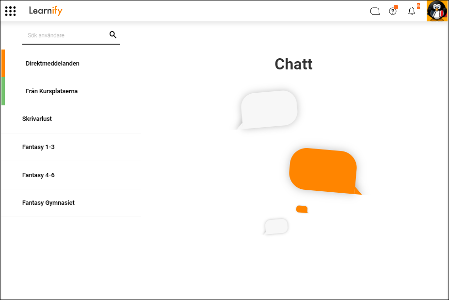 Chatt - Översikt – Learnify